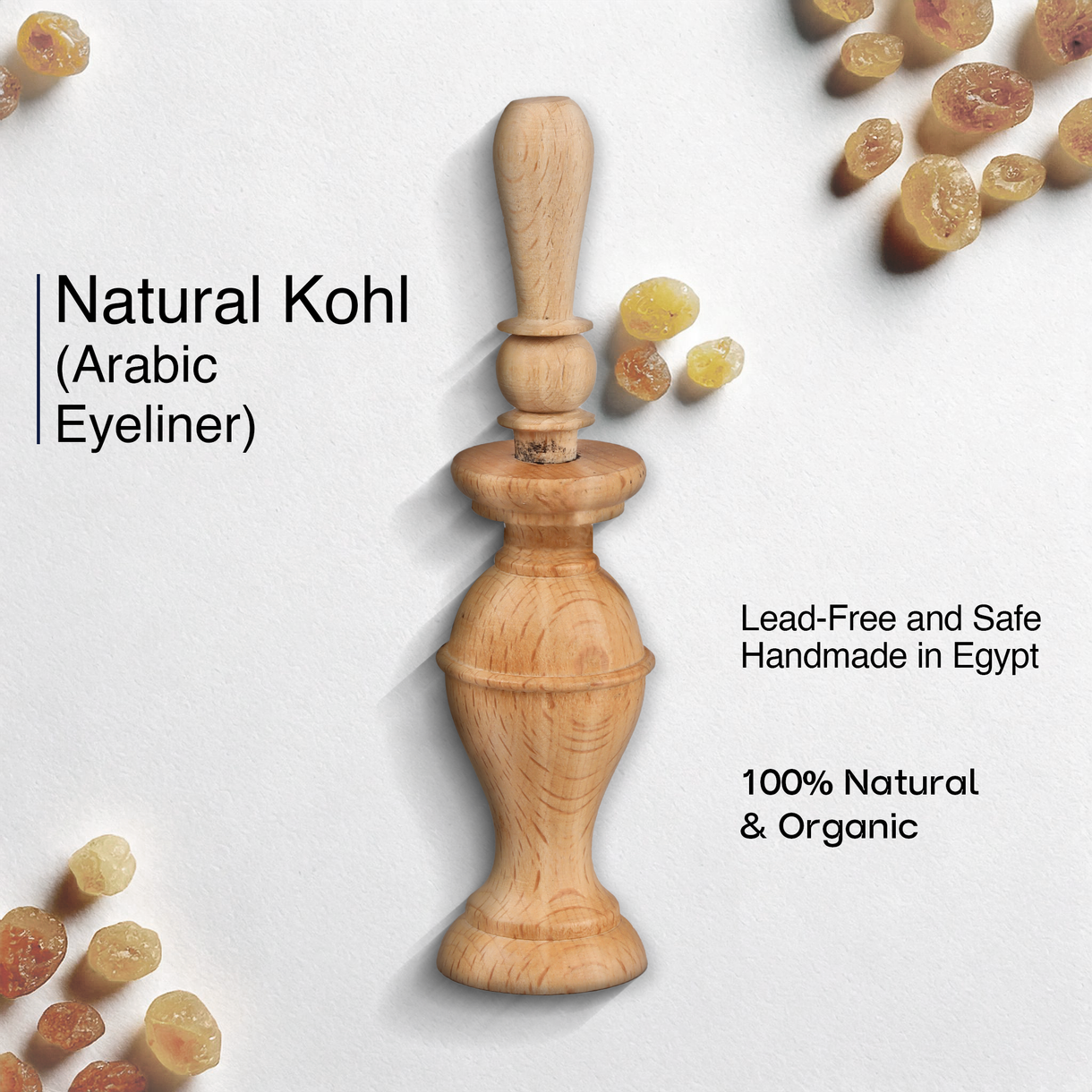 Natural Arabic Kohl Eyeliner – Nefertari Organics