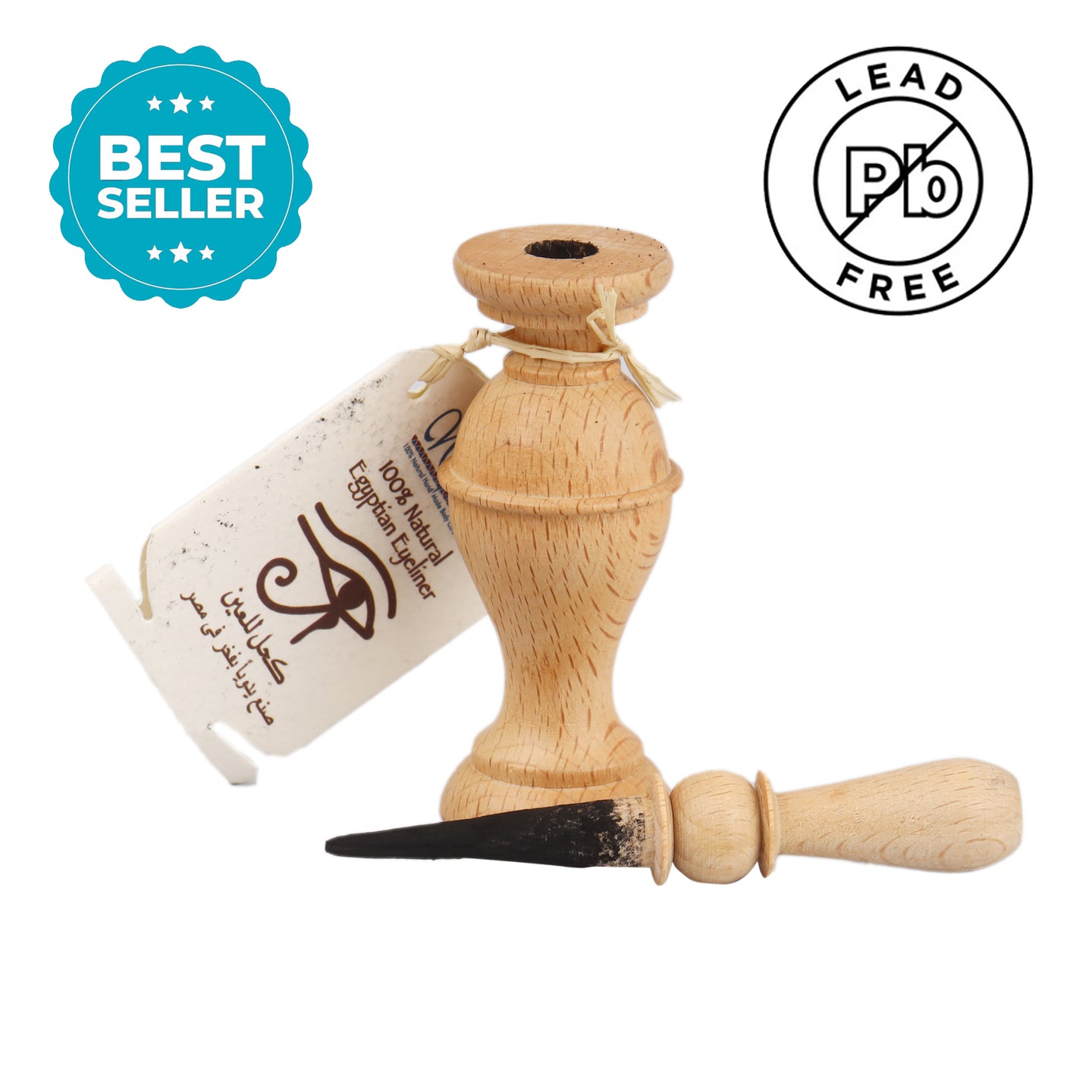 Natural Arabic Kohl Eyeliner – Nefertari Organics